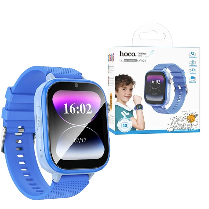 Hoco Y101 Kids 4G Smart Watch with GPS, WiFi, Camera, 1.83″ HD Screen ...